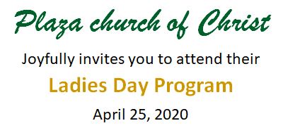 Ladies Day 2020 – Plaza Church Of Christ